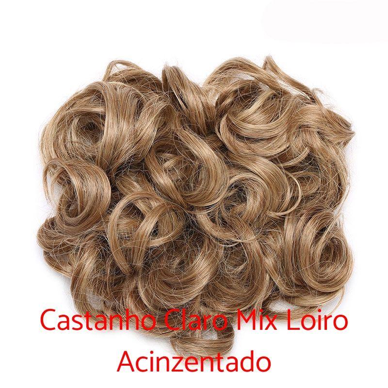 Aplique Coque Volumoso Cacheado Megahair para Casamentos e Eventos